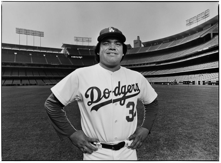 Los Angeles Dodgers Fernando Valenzuela Portrait Session - The History ...